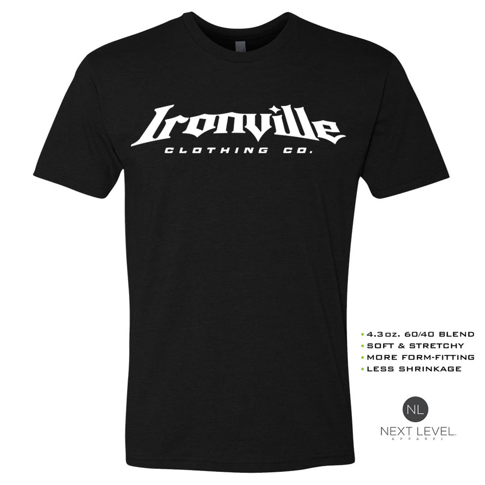 Ironville OLD MAN STRENGTH Soft-Blend Fitted Gym T-shirt – IRONVILLE ...